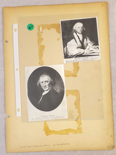 P. 17 2 photos of William Samuel Johnson of CT for Constitution from ...