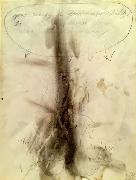 Burn Drawing No.8 by Howard Schwartzberg | Artwork Archive