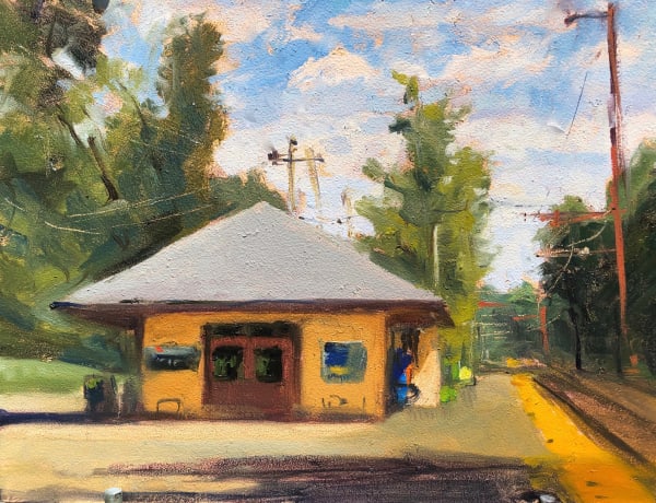 Basking Ridge Train Station by Laurie Maher | Artwork Archive