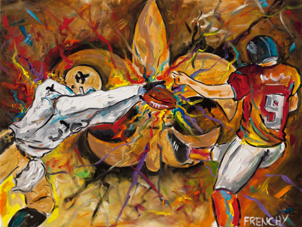 Steve Gleason Block Side by Frenchy | Artwork Archive