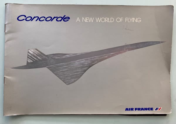 Concorde: A New World of Flying booklet from the collection of Diana ...