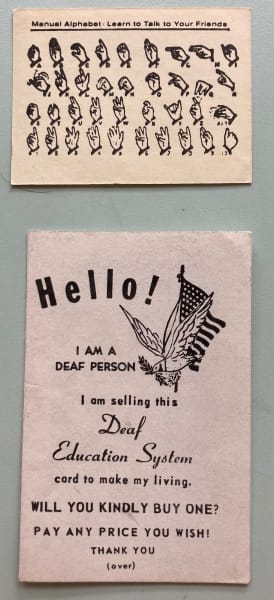 Deaf Education System Charity Cards from the collection of Diana ...