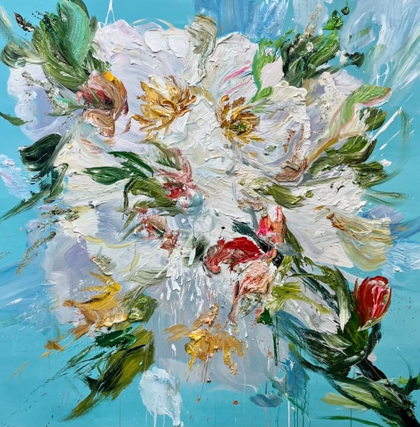 White Sakura flowers by Eric Alfaro | Artwork Archive