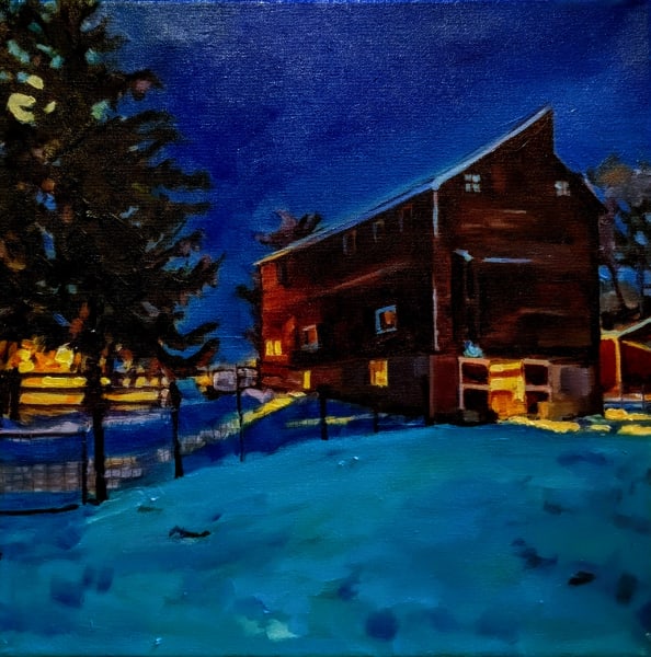 Night Chores by Rachel Catlett | Artwork Archive