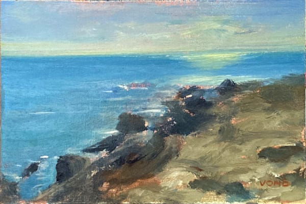 Study at the Bluffs at Leo Carillo State Beach by John von Buelow ...