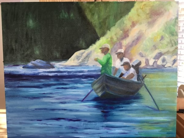 Fishin’ Buddies by pamela callen | Artwork Archive