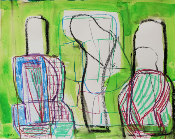 In the Sculpture Garden by Alan Lankin | Artwork Archive