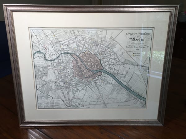 1830 Berlin, Germany Map from the collection of Dave Nesbitt- Artwork ...