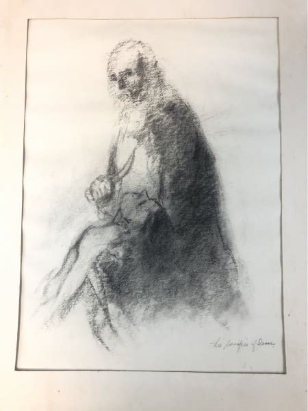 #2 of a set of Three Biblical Drawings 'The Sacrifice of Isaac' from ...