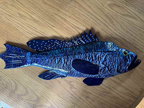 Black Sea Bass Ceramic From The Collection Of Dave Nesbitt Artwork Haven 2011 Artwork Archive