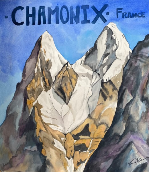 Chamonix Alps from the collection of Vanessa Rothe Fine Art | Artwork ...
