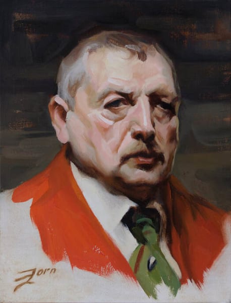 Master Copy Sketch - Zorn Portrait from the exhibition L'EAU | Artwork ...