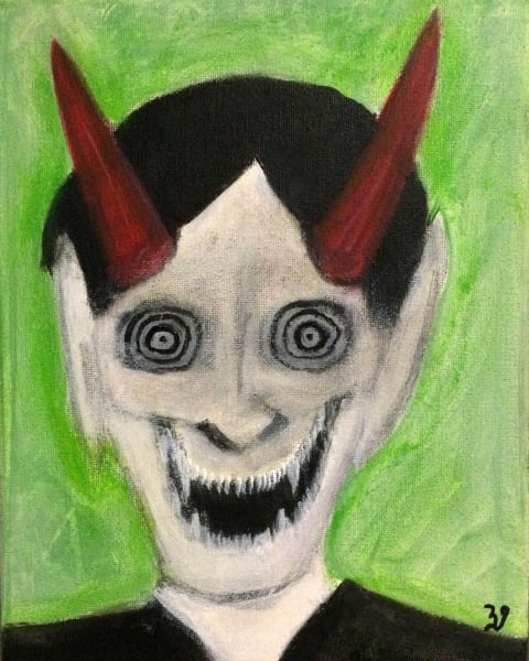 Japanese Hypno-Demon from the collection of Artifex Nexus | Artwork Archive