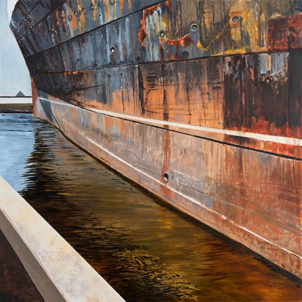 SS United States Port Bow Curve by Brooke Lanier | Artwork Archive