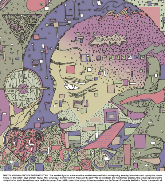 Shinzen Young from the collection of TMC Healing Art Program | Artwork ...