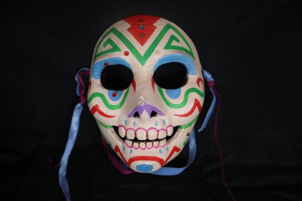 Calaca #9 from the collection of Mask Alive Art Collection | Artwork ...