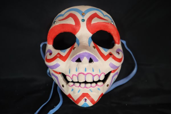 Calaca #32 from the collection of Mask Alive Art Collection | Artwork ...