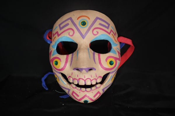 Calaca #33 from the collection of Mask Alive Art Collection | Artwork ...