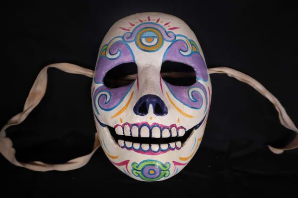 Calaca #39 from the collection of Mask Alive Art Collection | Artwork ...