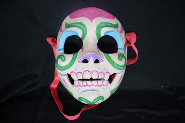 Calaca #44 from the collection of Mask Alive Art Collection | Artwork ...