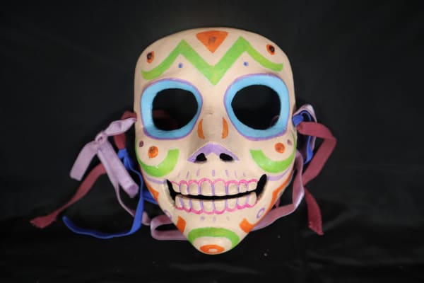 Calaca #45 from the collection of Mask Alive Art Collection | Artwork ...