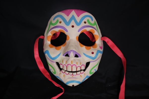 Calaca #51 from the collection of Mask Alive Art Collection | Artwork ...