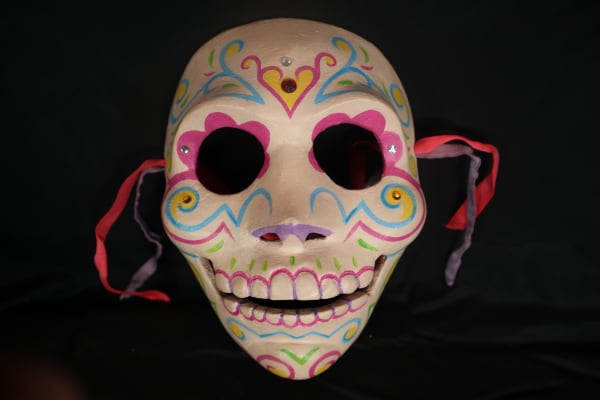 Calaca #54 from the collection of Mask Alive Art Collection | Artwork ...