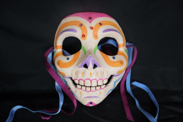 Calaca #78 from the collection of Mask Alive Art Collection | Artwork ...