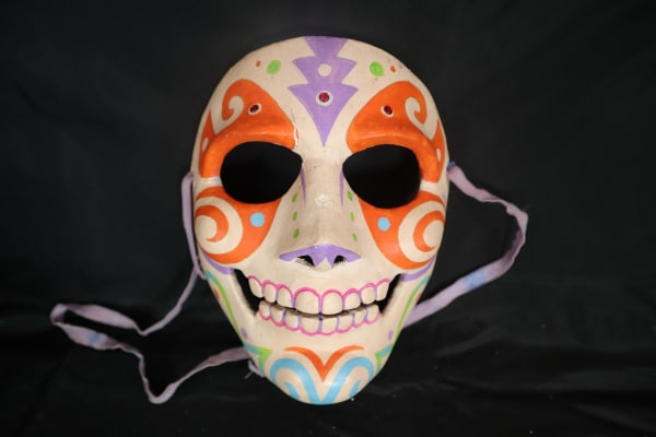 Calaca #90 from the collection of Mask Alive Art Collection | Artwork ...