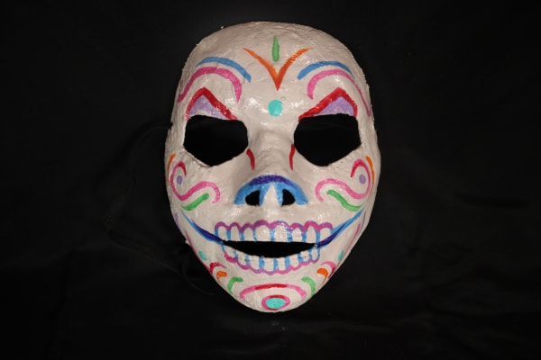 Calaca #98 from the collection of Mask Alive Art Collection | Artwork ...