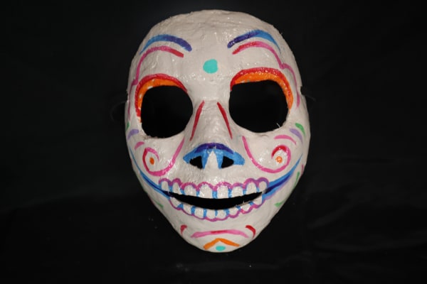 Calaca #102 from the collection of Mask Alive Art Collection | Artwork ...