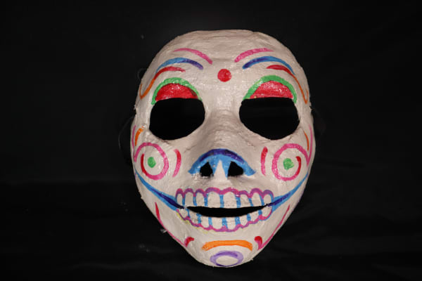 Calaca #104 from the collection of Mask Alive Art Collection | Artwork ...