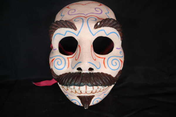 Calaca Bigote from the collection of Mask Alive Art Collection ...