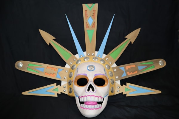 Las Calacas Coronas (1 of 4) from the collection of Mask Alive Art ...