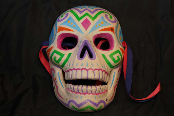 Ollin Yoliztli Calaca #10 from the collection of Mask Alive Art ...