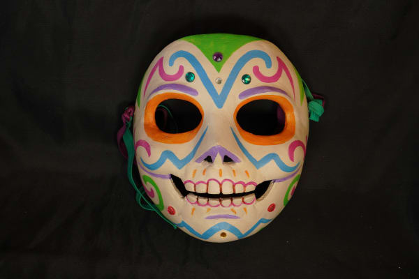 Ollin Yoliztli Calaca #26 from the collection of Mask Alive Art ...