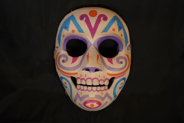 Ollin Yoliztli Calaca #28 from the collection of Mask Alive Art ...