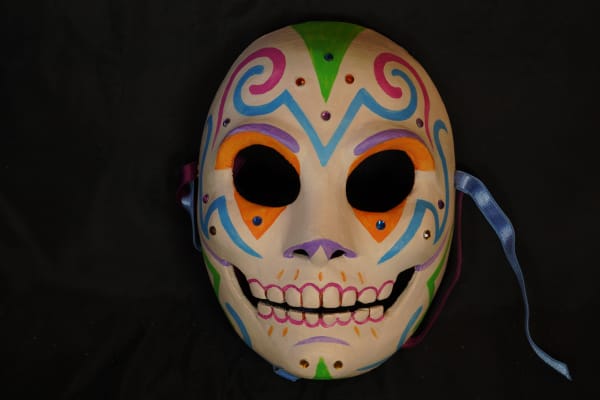 Ollin Yoliztli Calaca #34 from the collection of Mask Alive Art ...