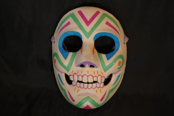 Ollin Yoliztli Calaca #35 from the collection of Mask Alive Museum ...