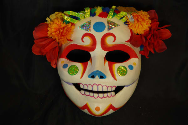 Ollin Yoliztli Calaca #42 from the collection of Mask Alive Art ...