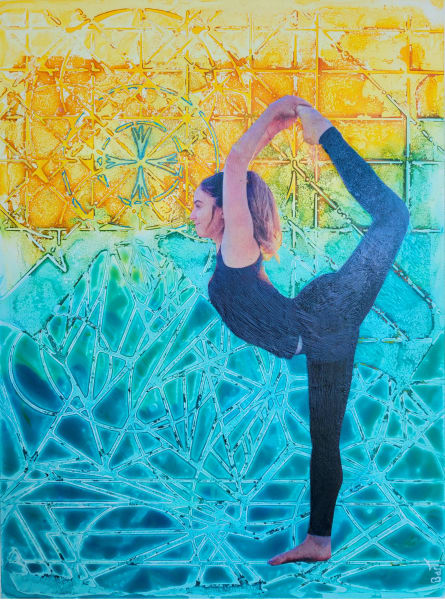 King Dancer Pose - Natarajasana by Sylvie Bart | Artwork Archive