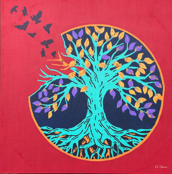 Raven Tree of Life by Ed Chaney | Artwork Archive