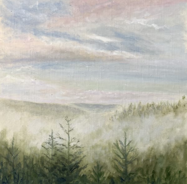 Silvery Mountain Whispers by Sherry Mason | Artwork Archive