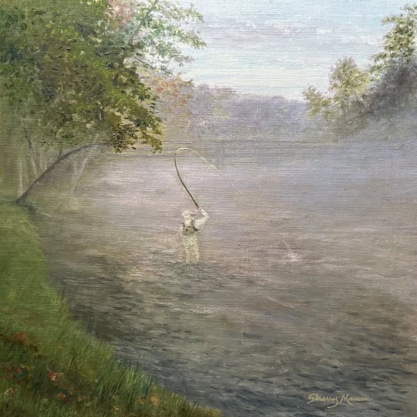 The Fly Fisherman's Ballet by Sherry Mason | Artwork Archive