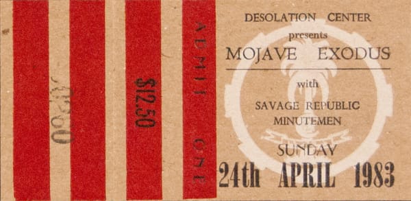 Mojave Exodus Ticket from the collection of University Art Museum at ...