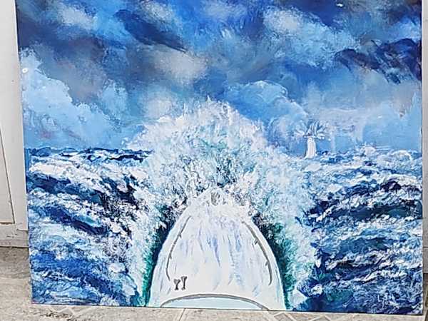 Riding the Storm Out by Larry Alexis the junkart dog | Artwork Archive