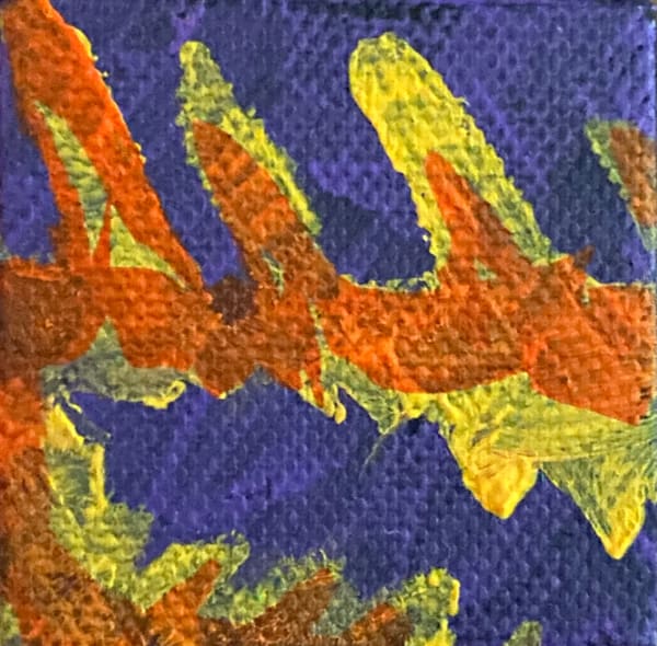 Purple fire ferns by Alice Eckles | Artwork Archive