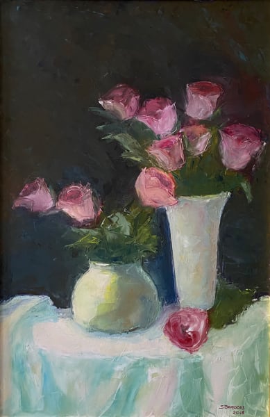 Roses and Roses ~ $650 by Susan Barocas | Artwork Archive