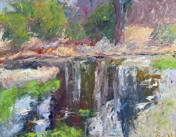 Frog Pond in Childs Park - $350 by Susan Barocas | Artwork Archive