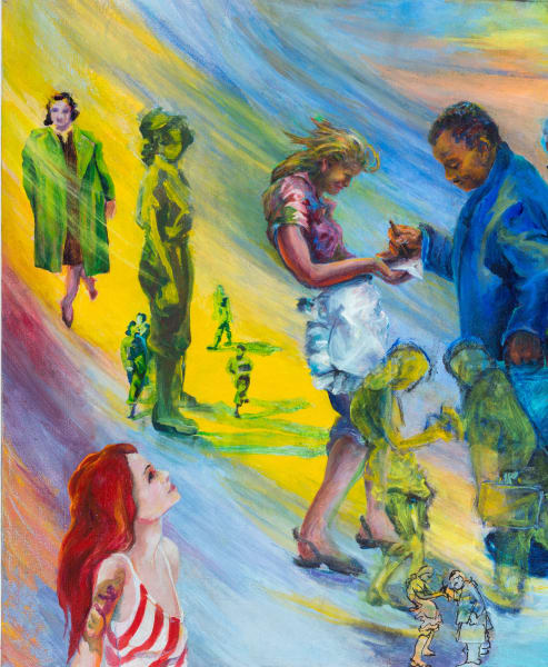 PASSING THE TORCH (ECHOES) from the exhibition 2022 Quotations from ...